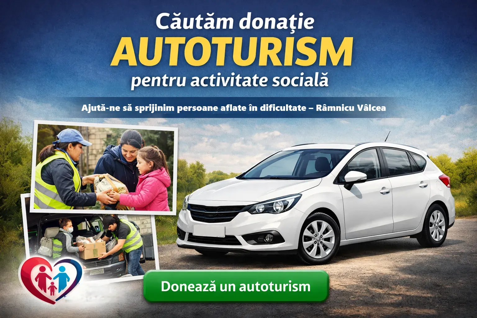 Sprijin prin donație: autoturism pentru activitate socială – Râmnicu ...